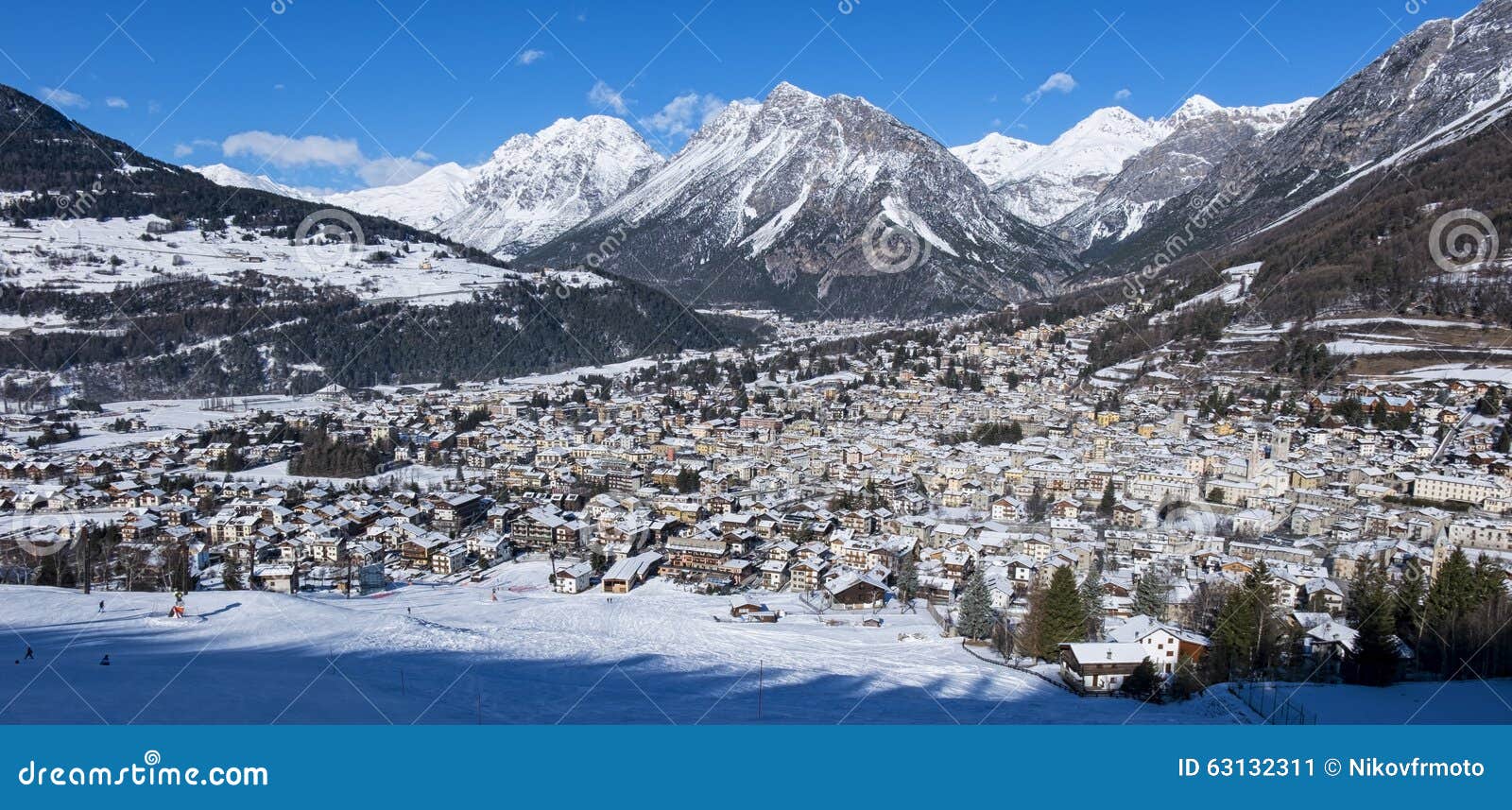 Bormio stock image. Image of europe, season, nature, italy - 63132311