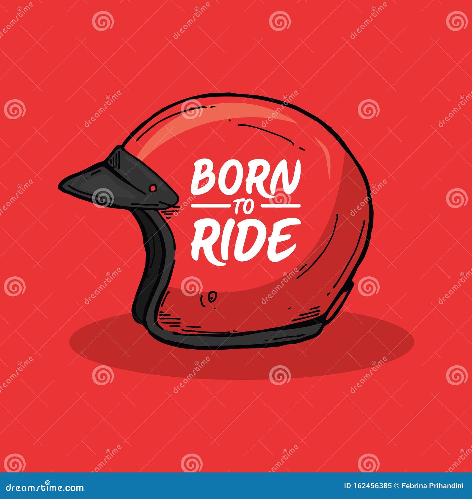 Born to ride stock vector. Illustration of message, motor - 162456385