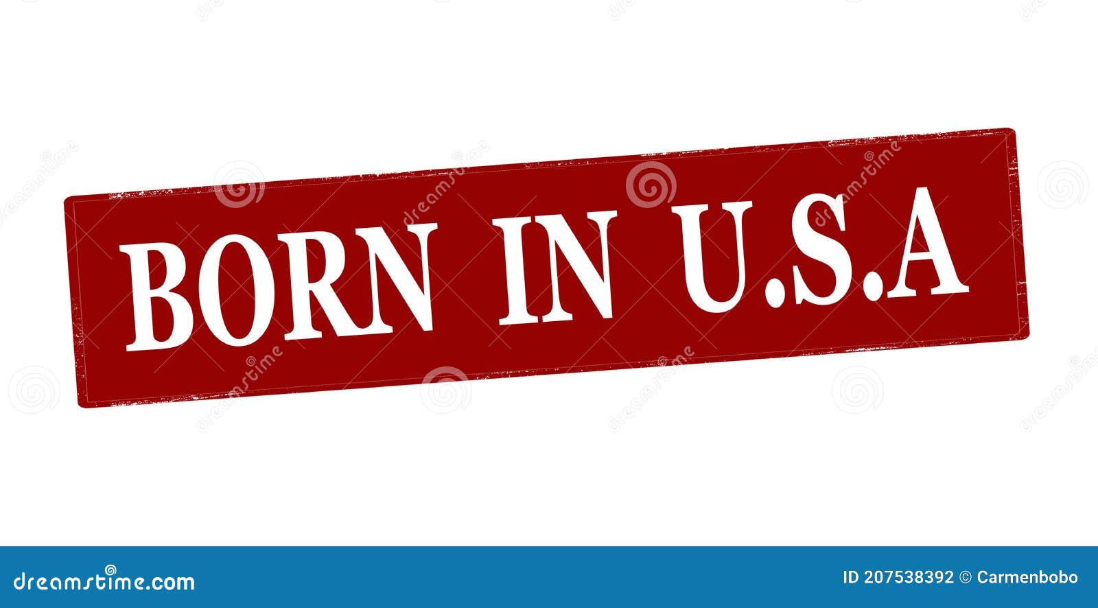 Stamp with Text Born in USA Stock Vector - Illustration of states ...