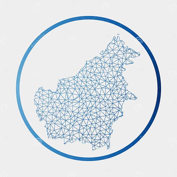 Borneo icon. stock vector. Illustration of geometric - 193201927