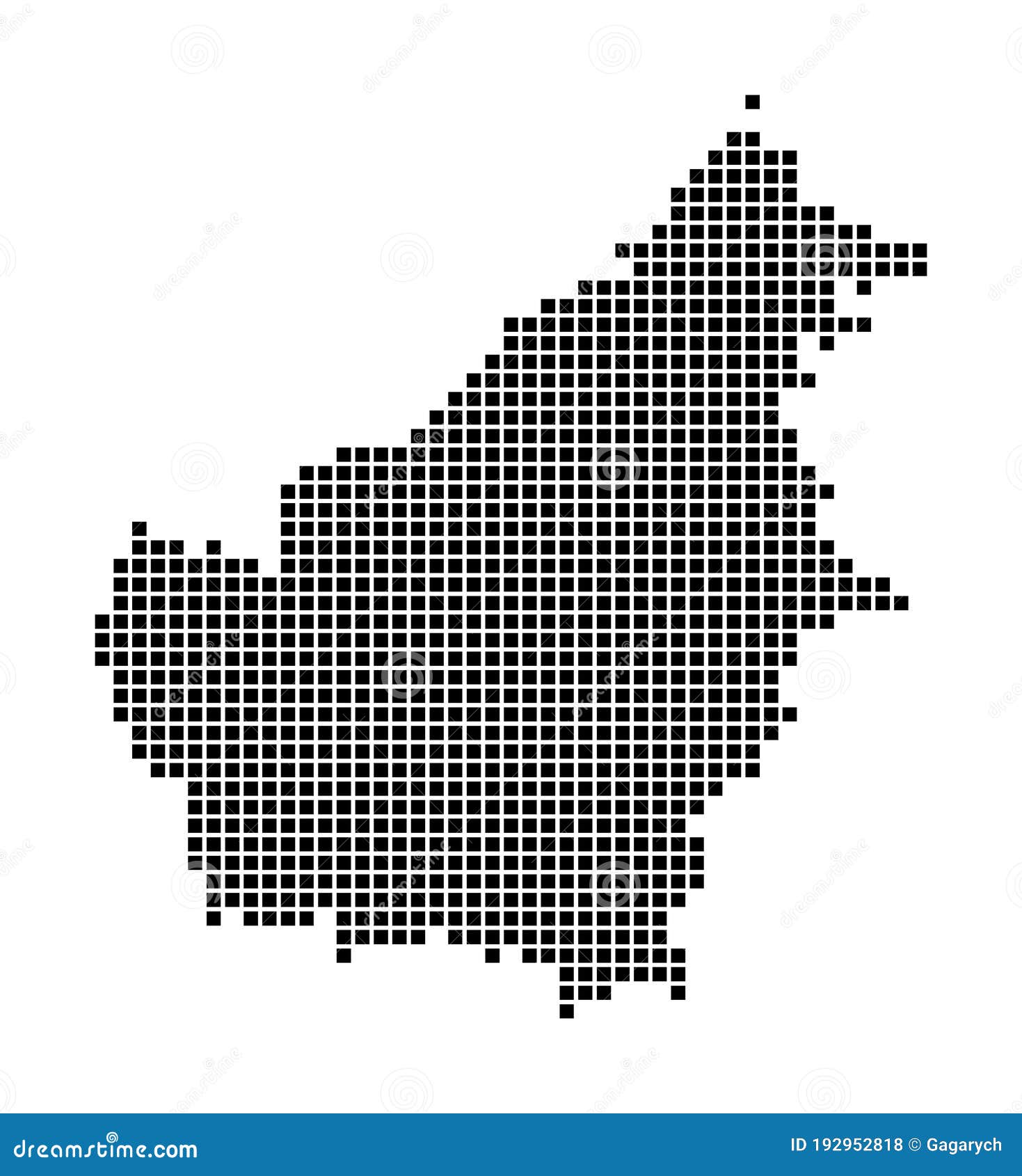 Digital Borneo Logo. Vector Illustration | CartoonDealer.com #169856486