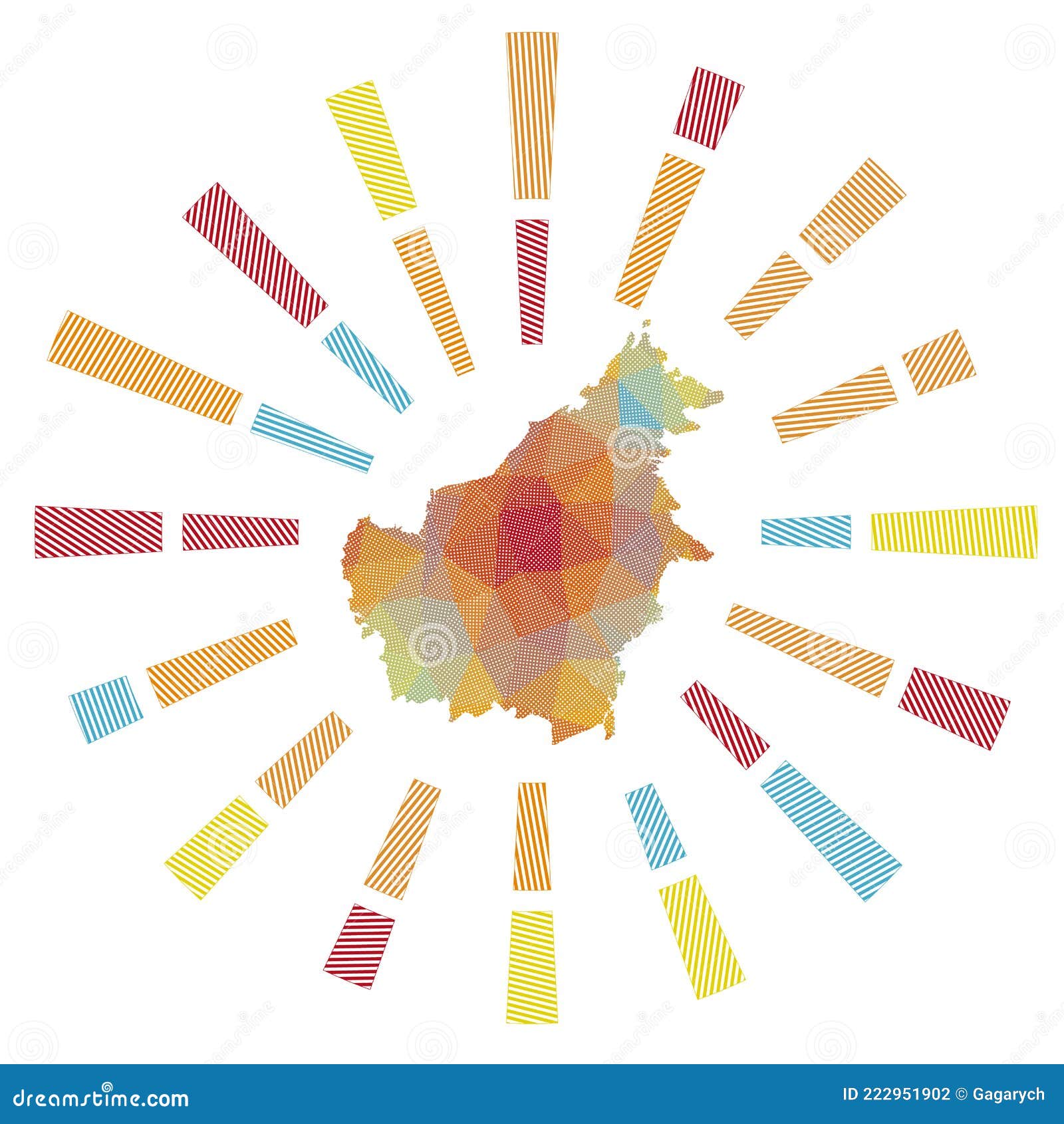 Digital Borneo Logo. Vector Illustration | CartoonDealer.com #169856486