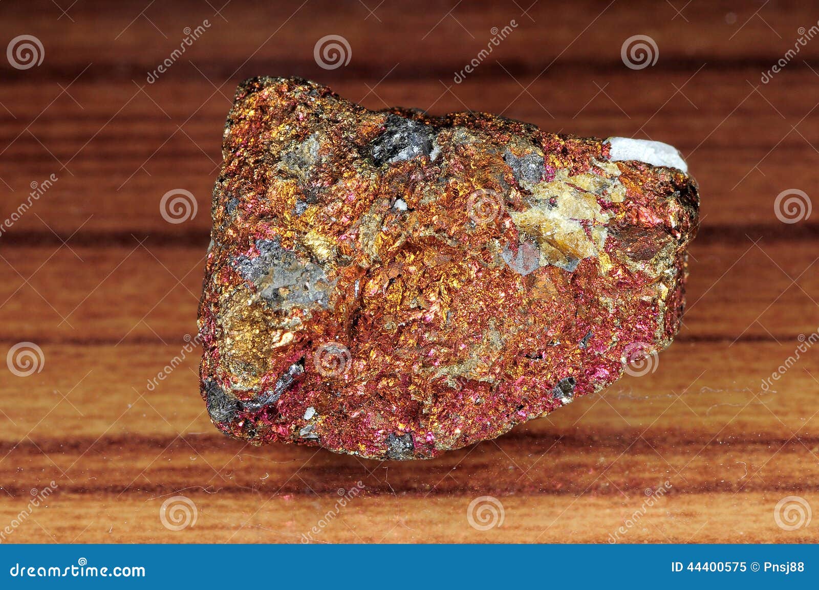 Bornite mineral stock image. Image of iridescent, mineral - 44400575
