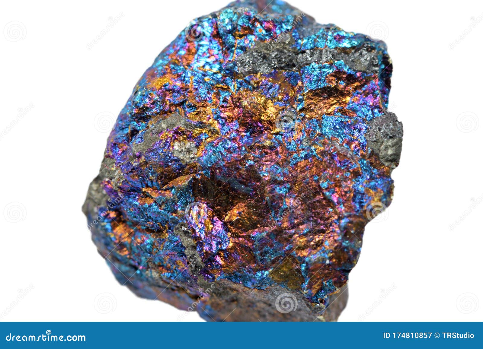 Bornite / Peacock Ore stock image. Image of bornite - 174810857