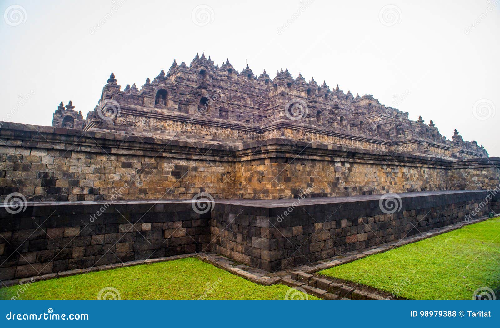 Borobudur Temple, Ancient Buddhist Temple Near Yogyakarta, Java ...