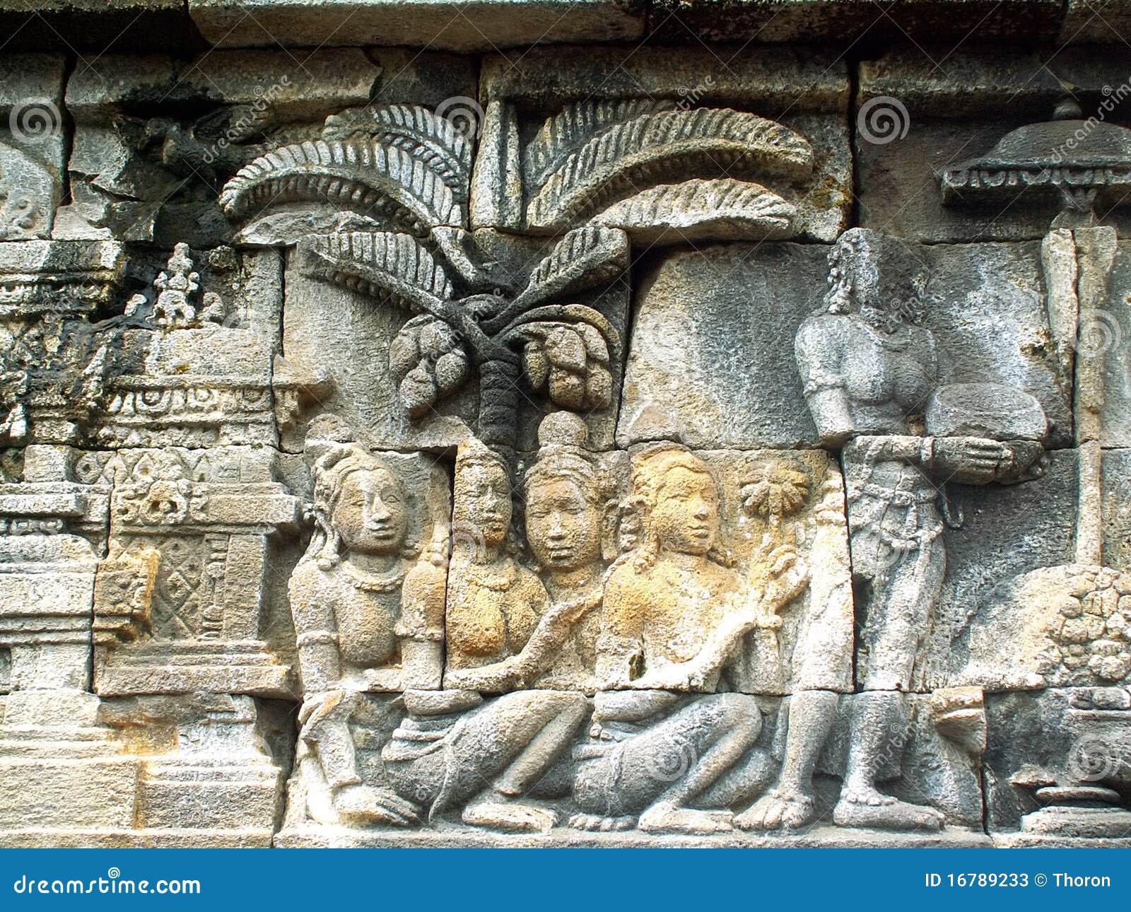 Borobudur buddhist temple stock image. Image of java - 16789233