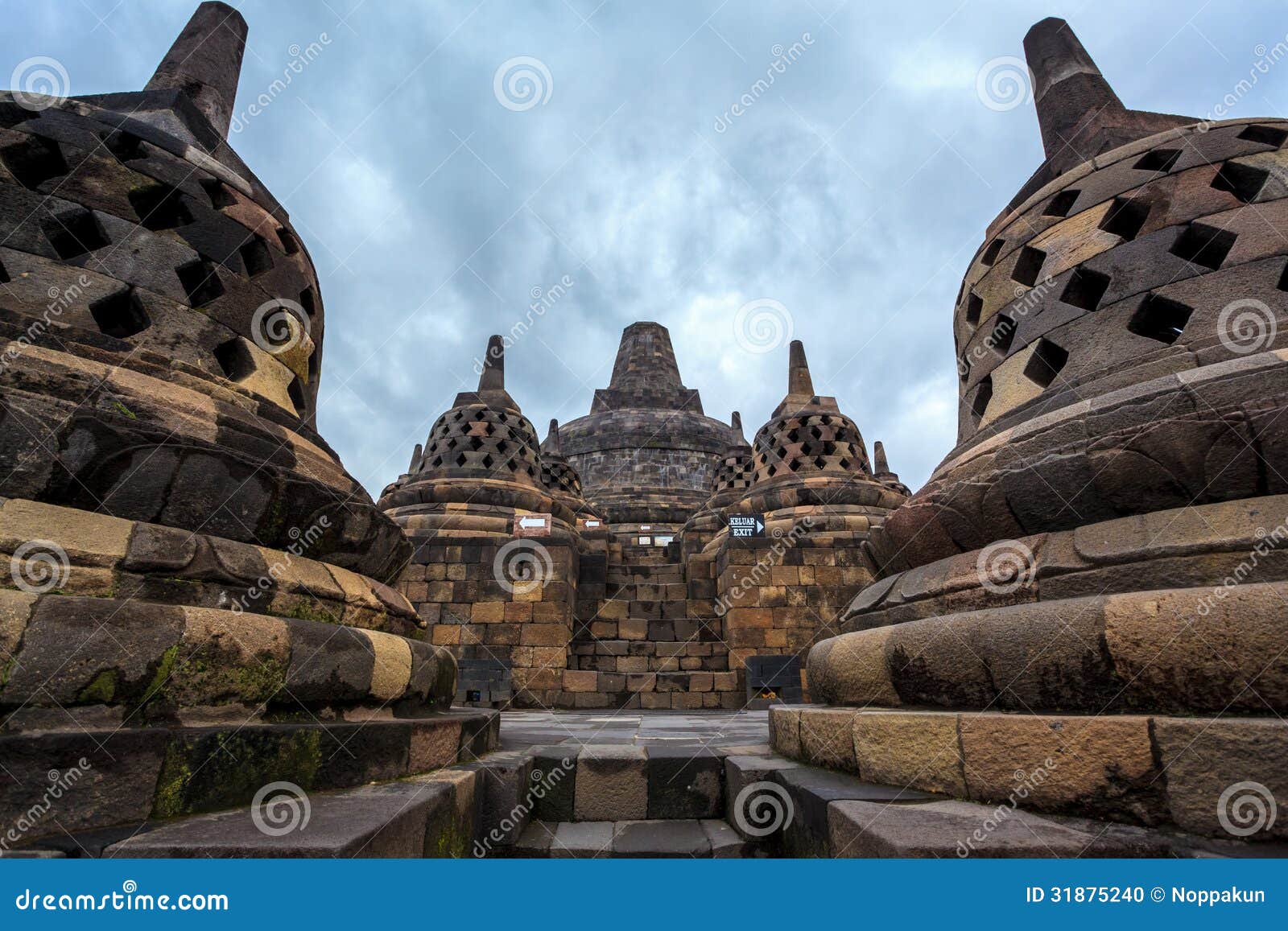 Borobudur Buddist Temple Yogyakarta. Java, Indonesia Stock Photo ...