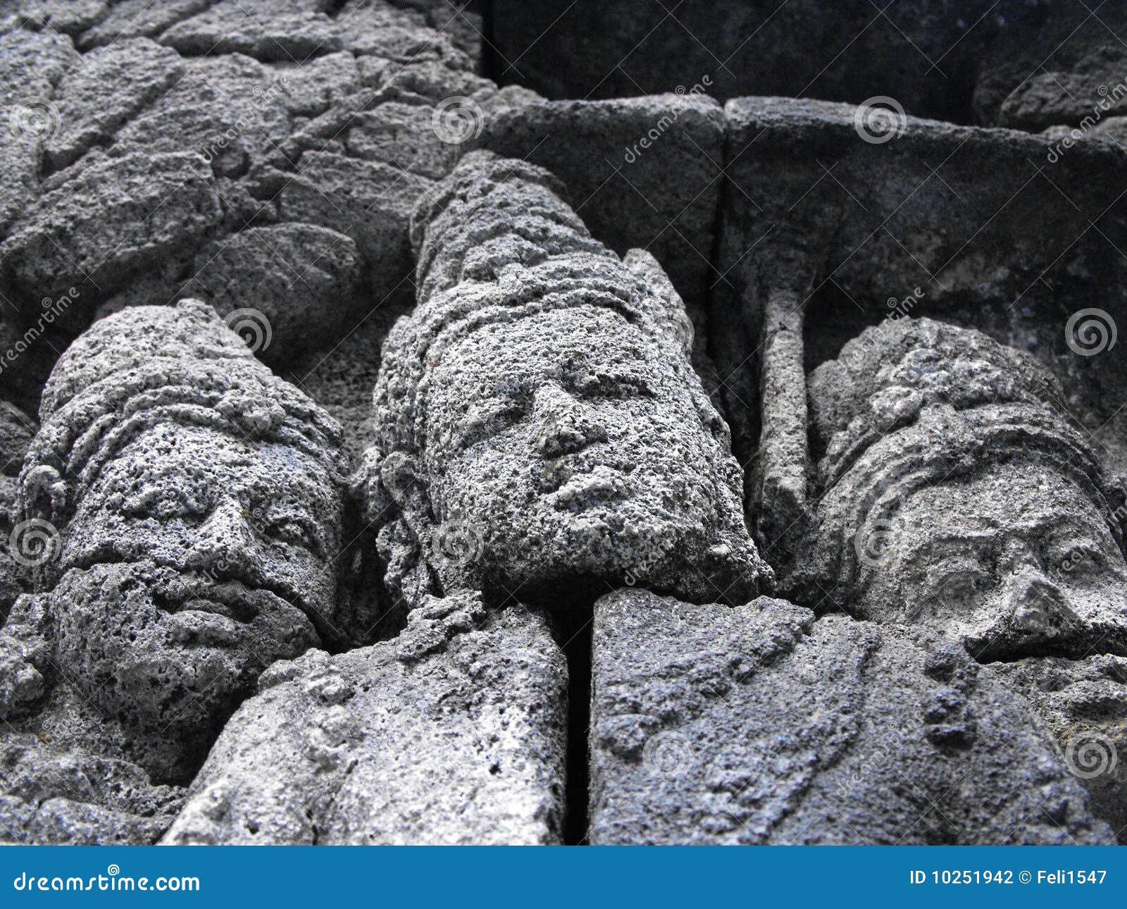 Borobudur Faces Picture. Image: 10251942