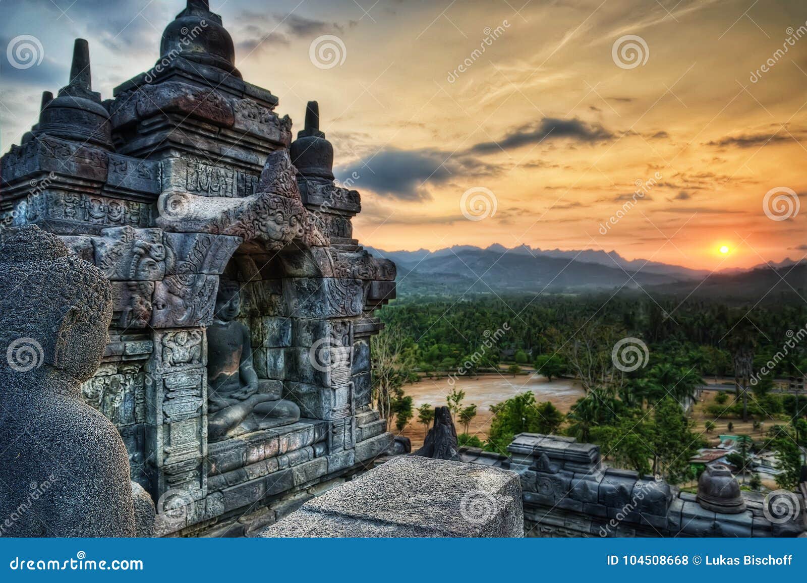 Borobudur Indonesia foto de archivo. Imagen de indonesia - 104508668