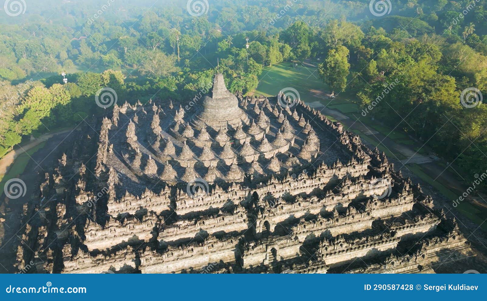 Borobudur is the Largest Buddhist Temple in the World. Java, Indonesia ...