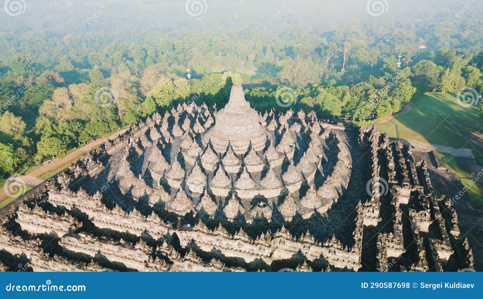 Borobudur is the Largest Buddhist Temple in the World. Java, Indonesia ...