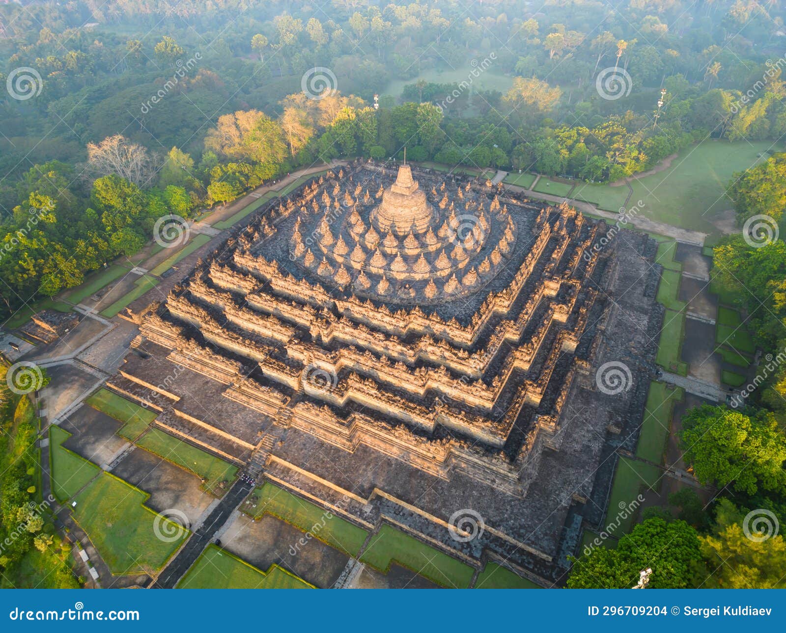 Borobudur is the Largest Buddhist Temple in the World. Java, Indonesia ...