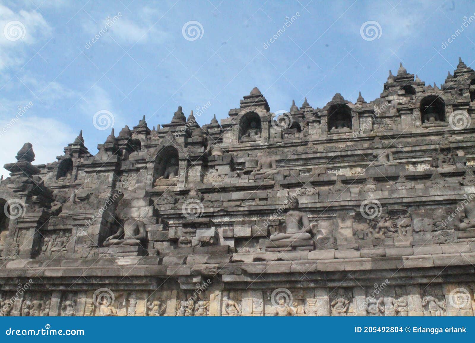 Borobudur temple candi stock photo. Image of monument - 205492804