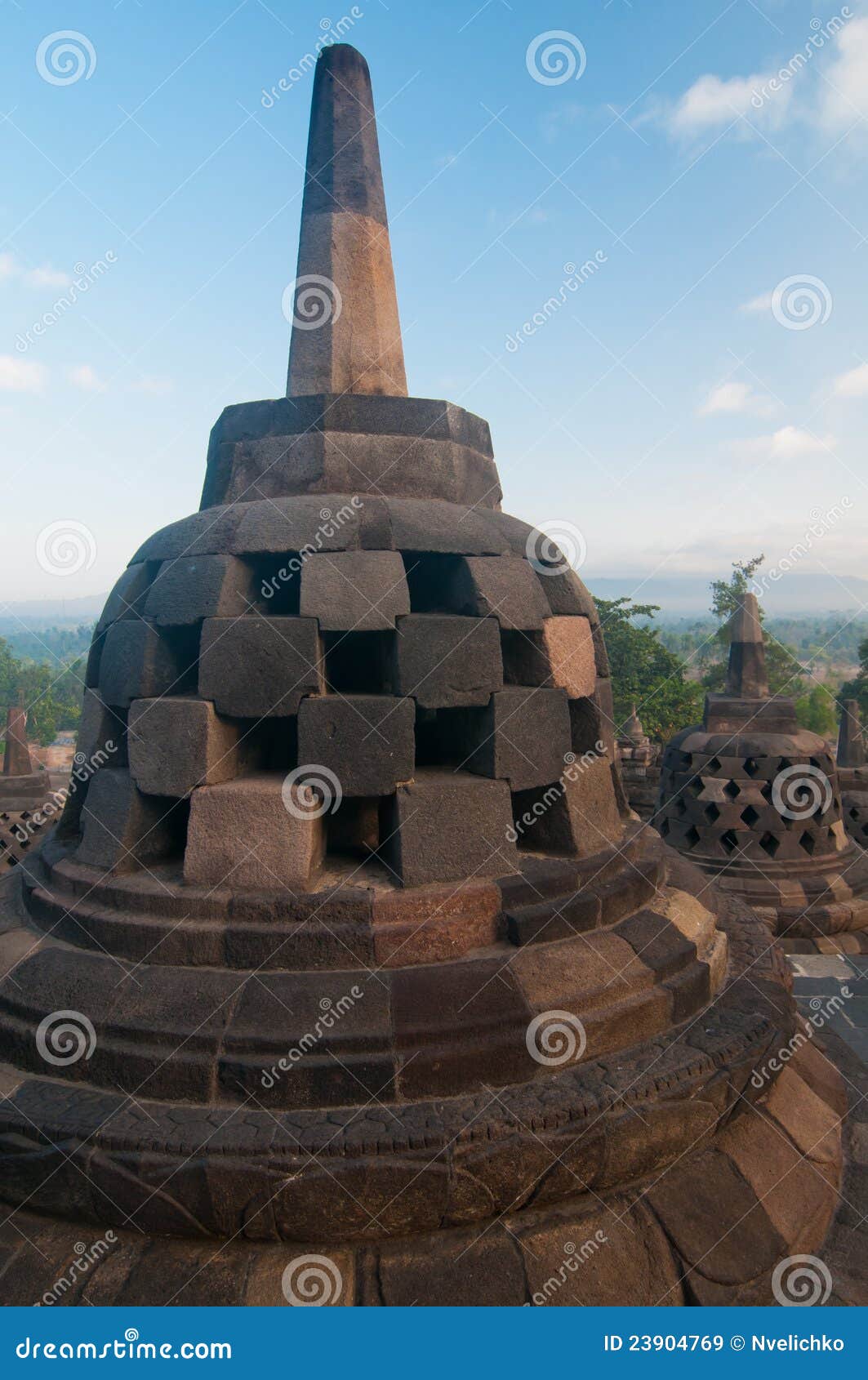 Borobudur Temple, Central Java, Indonesia Stock Image - Image of ...