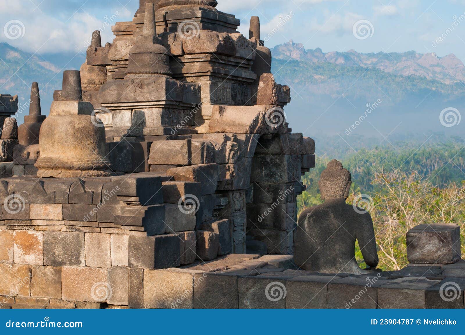 Borobudur Temple, Central Java, Indonesia Stock Image - Image of ...