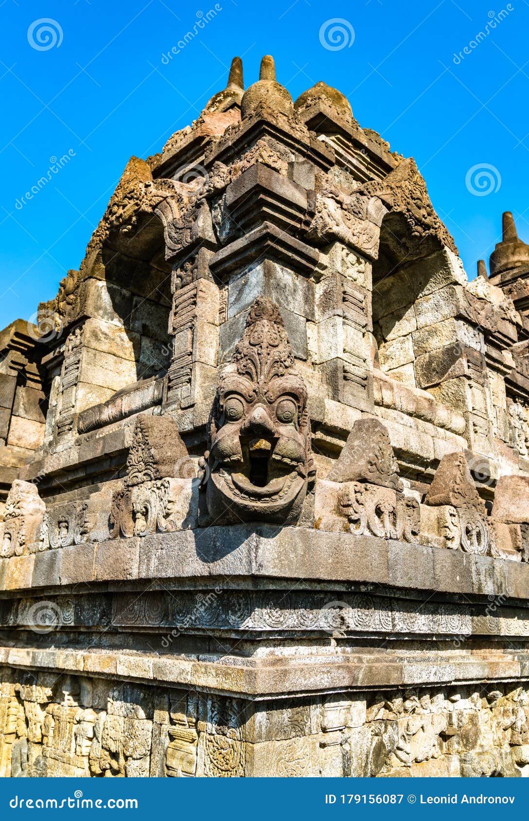Borobudur Temple in Central Java, Indonesia Stock Image - Image of ...