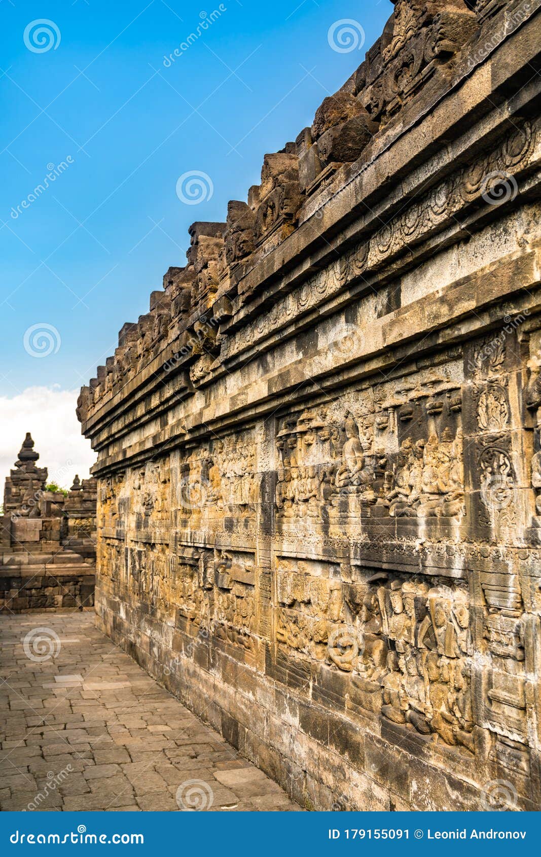 Borobudur Temple in Central Java, Indonesia Stock Image - Image of ...