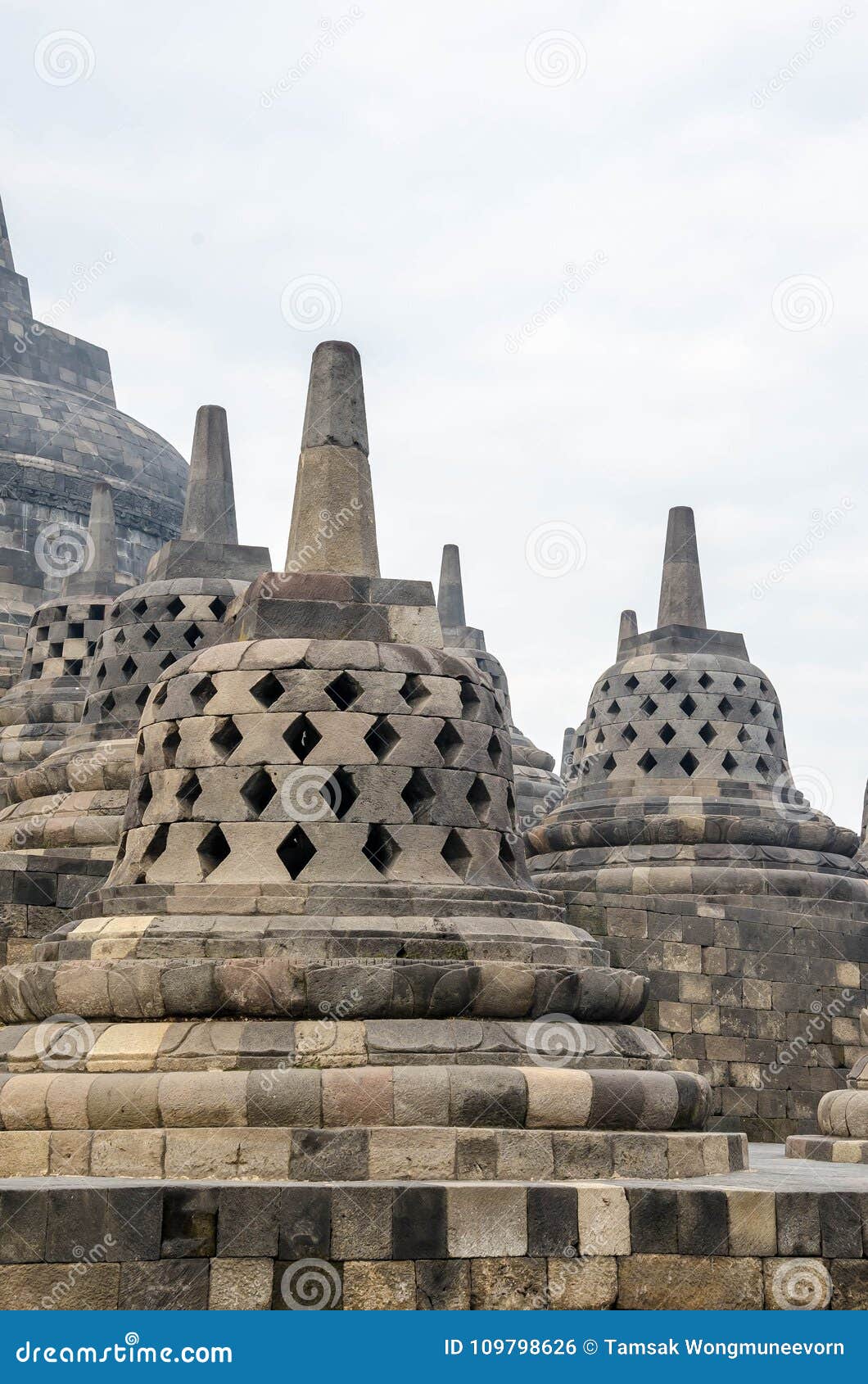 Borobudur Temple, Central Java,Yogyakarta, Indonesia. Stock Photo ...
