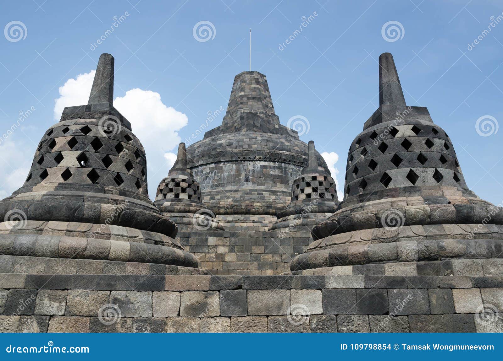 Borobudur Temple, Central Java,Yogyakarta, Indonesia. Stock Photo ...