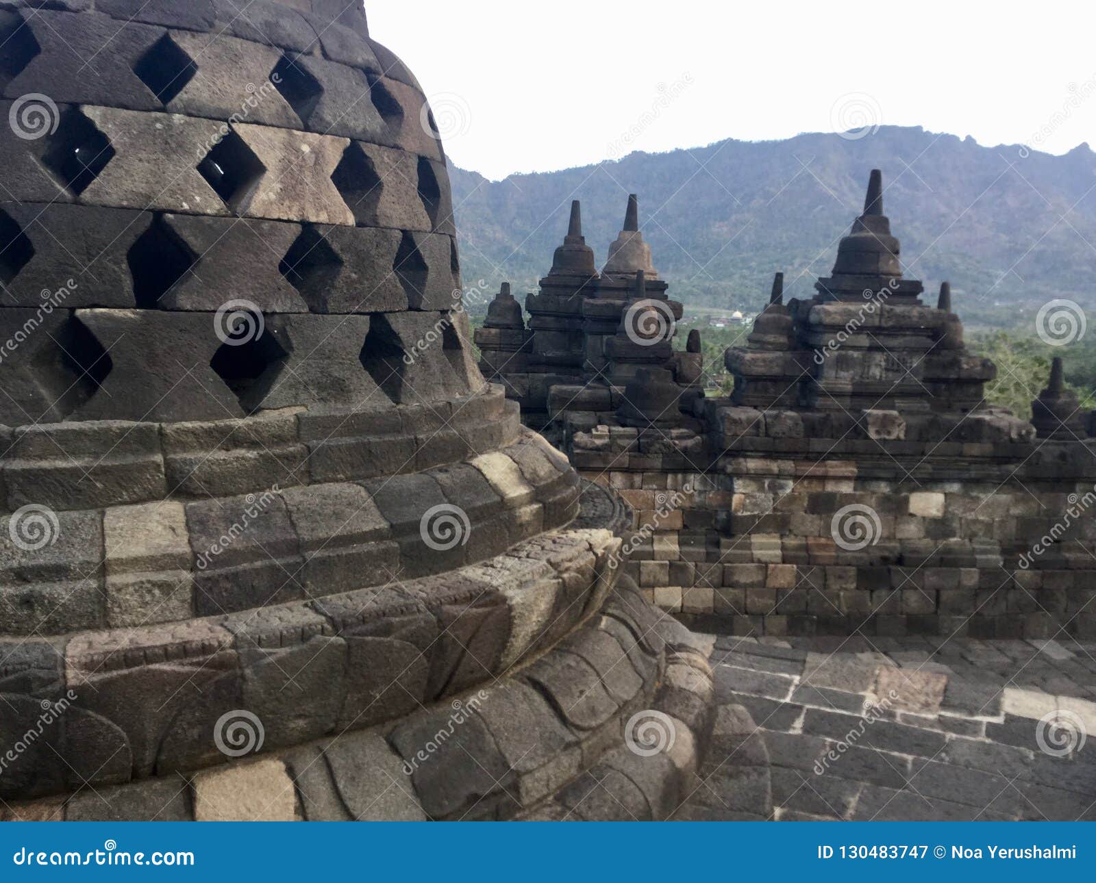 Borobudur Buddhist Temple. Near Yogyakarta on Java Island, Indonesia ...