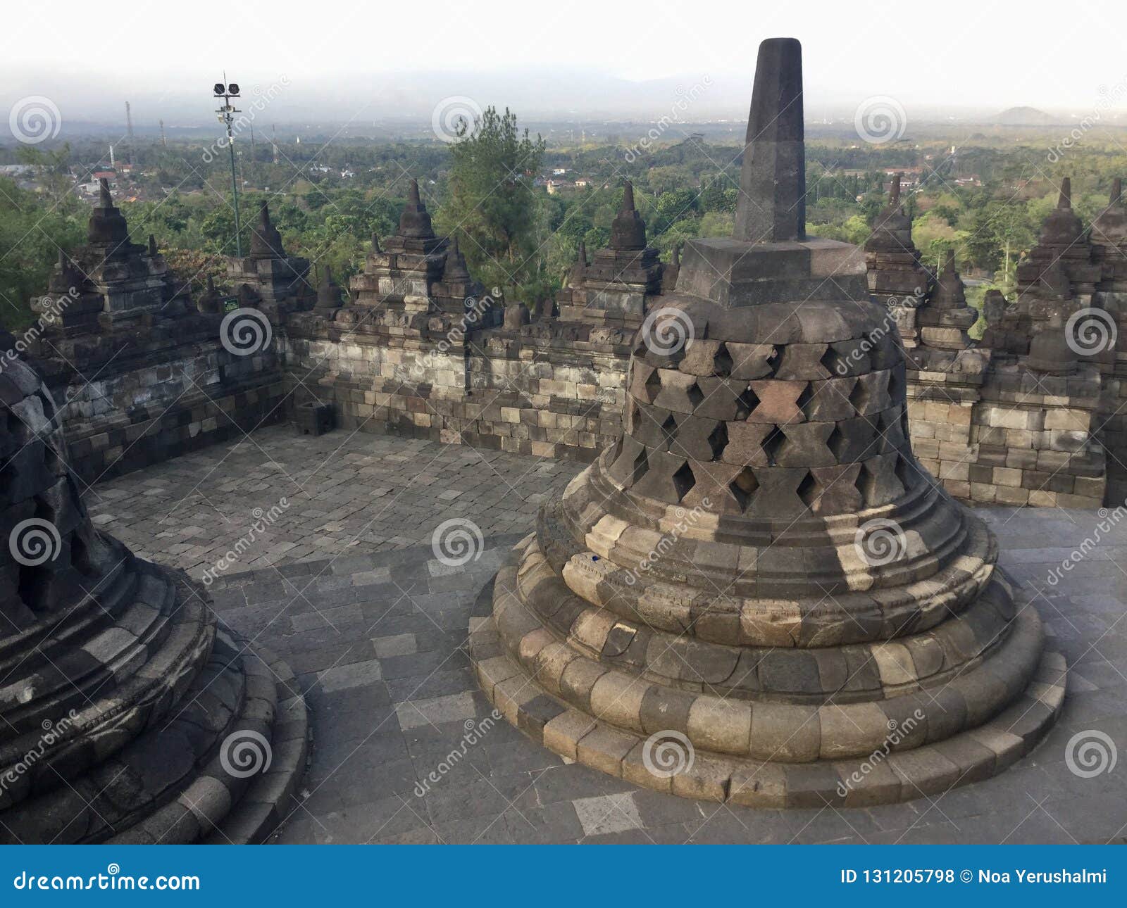 Borobudur Buddhist Temple. Near Yogyakarta on Java Island, Indonesia ...