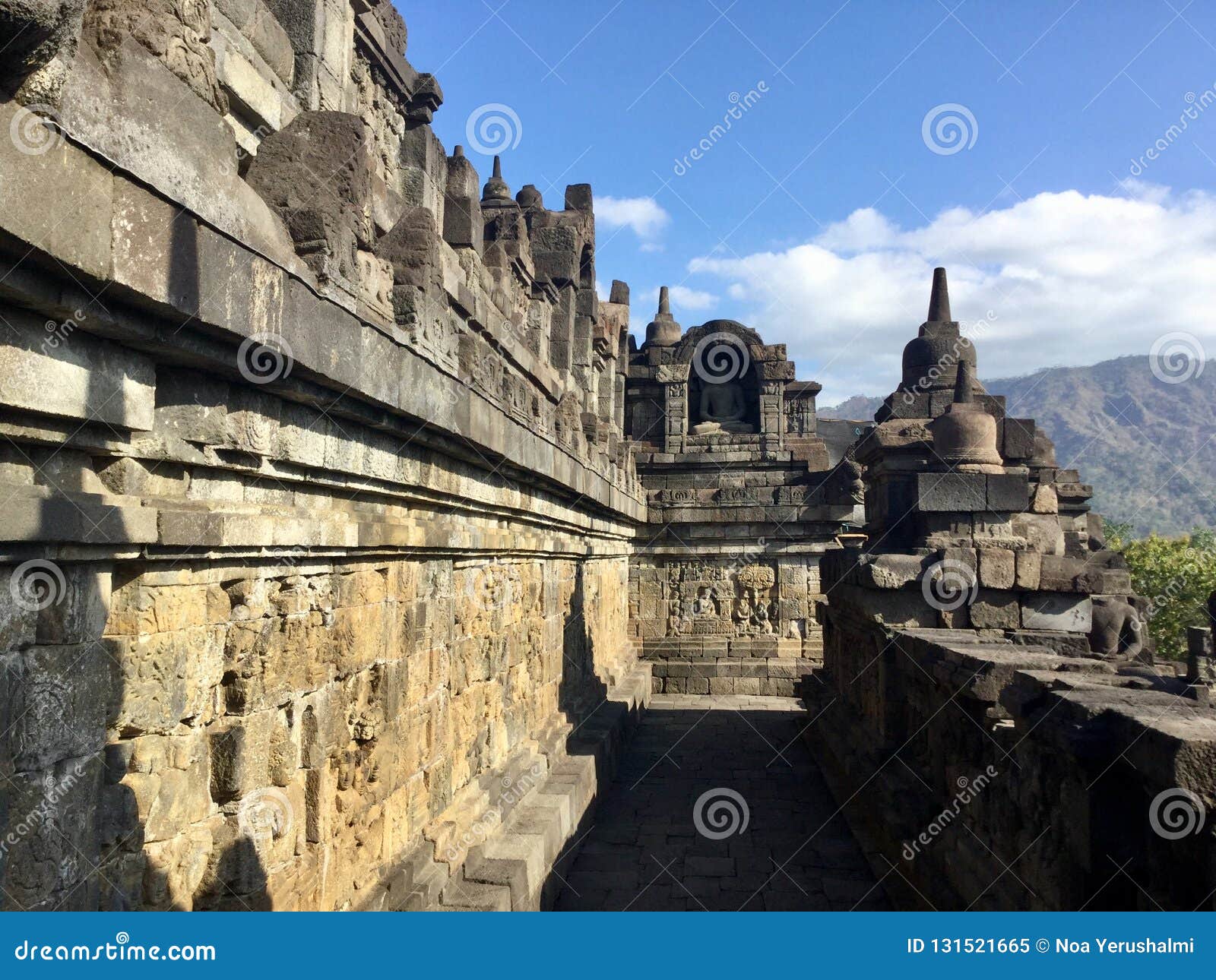 Borobudur Buddhist Temple. Near Yogyakarta on Java Island, Indonesia ...