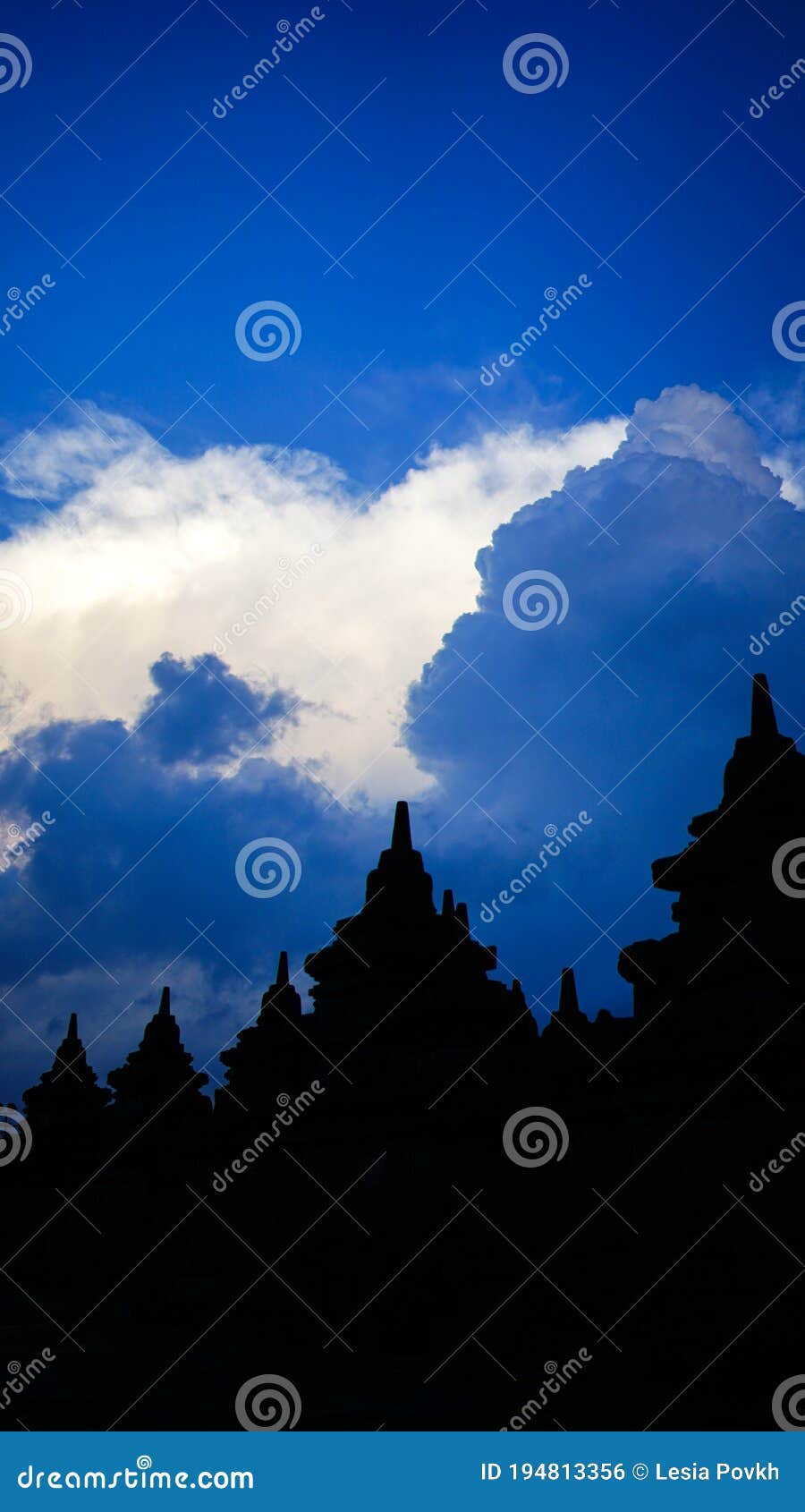 Borobudur Temple in East Java, Indonesia Stock Photo - Image of ancient ...