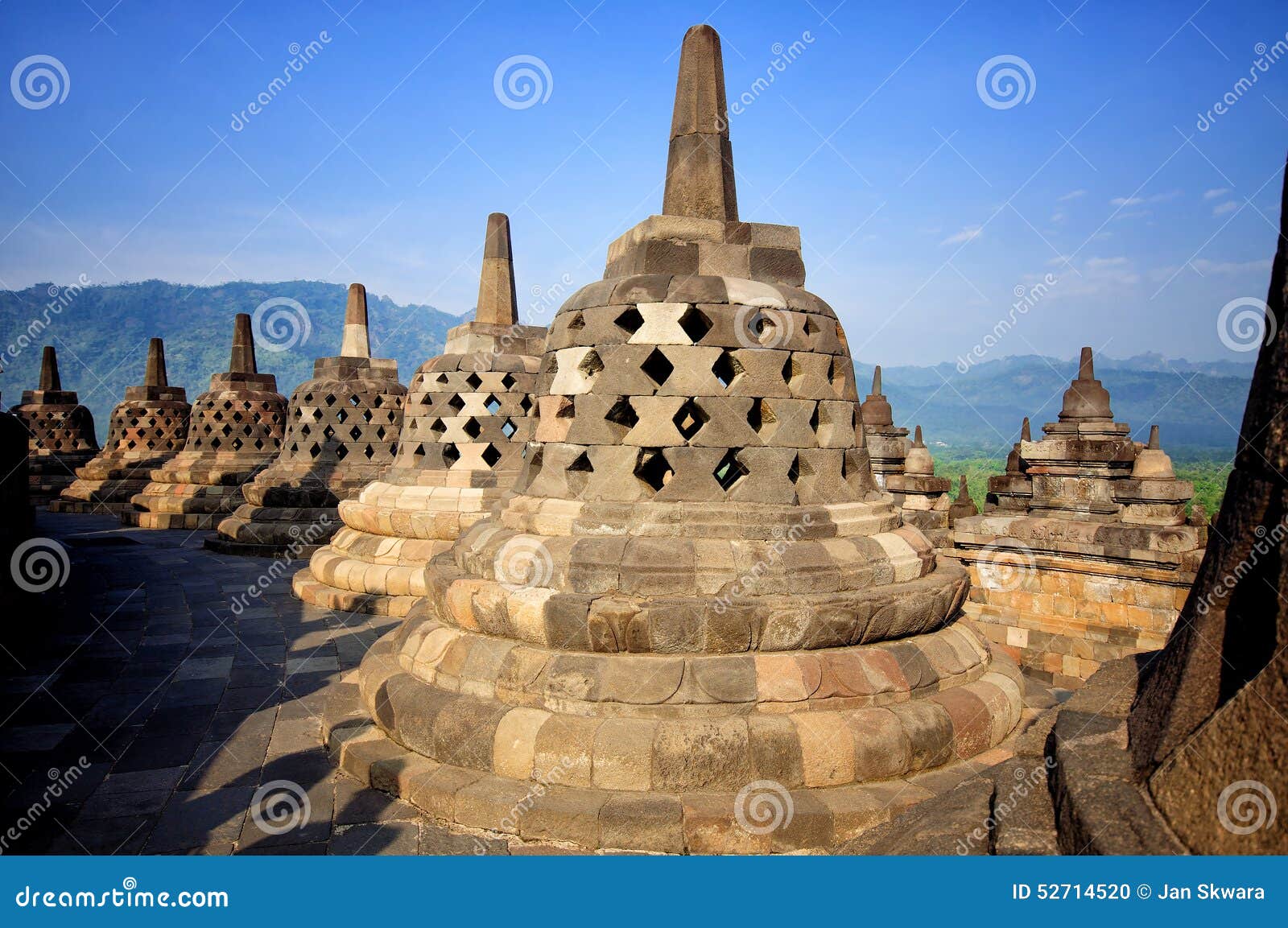 Borobudur Temple, Java, Indonesia. Stock Photo - Image of heritage ...