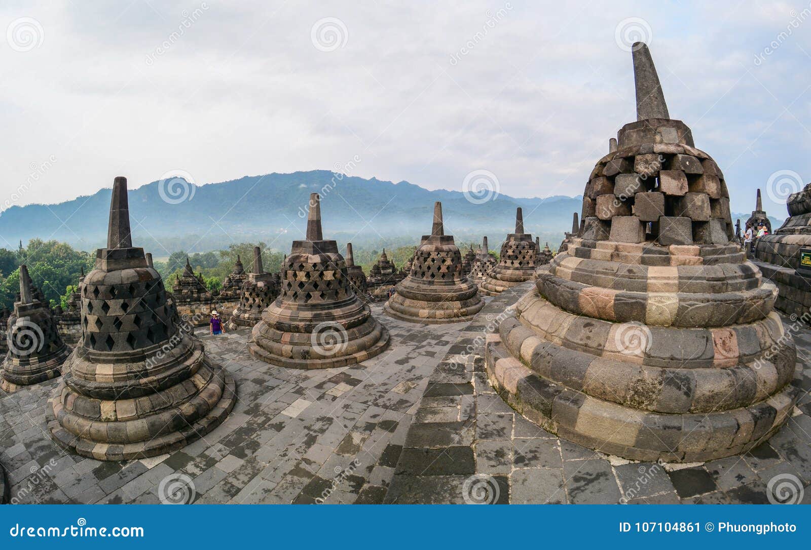 Borobudur Temple in Java Island, Indonesia Editorial Photo - Image of ...