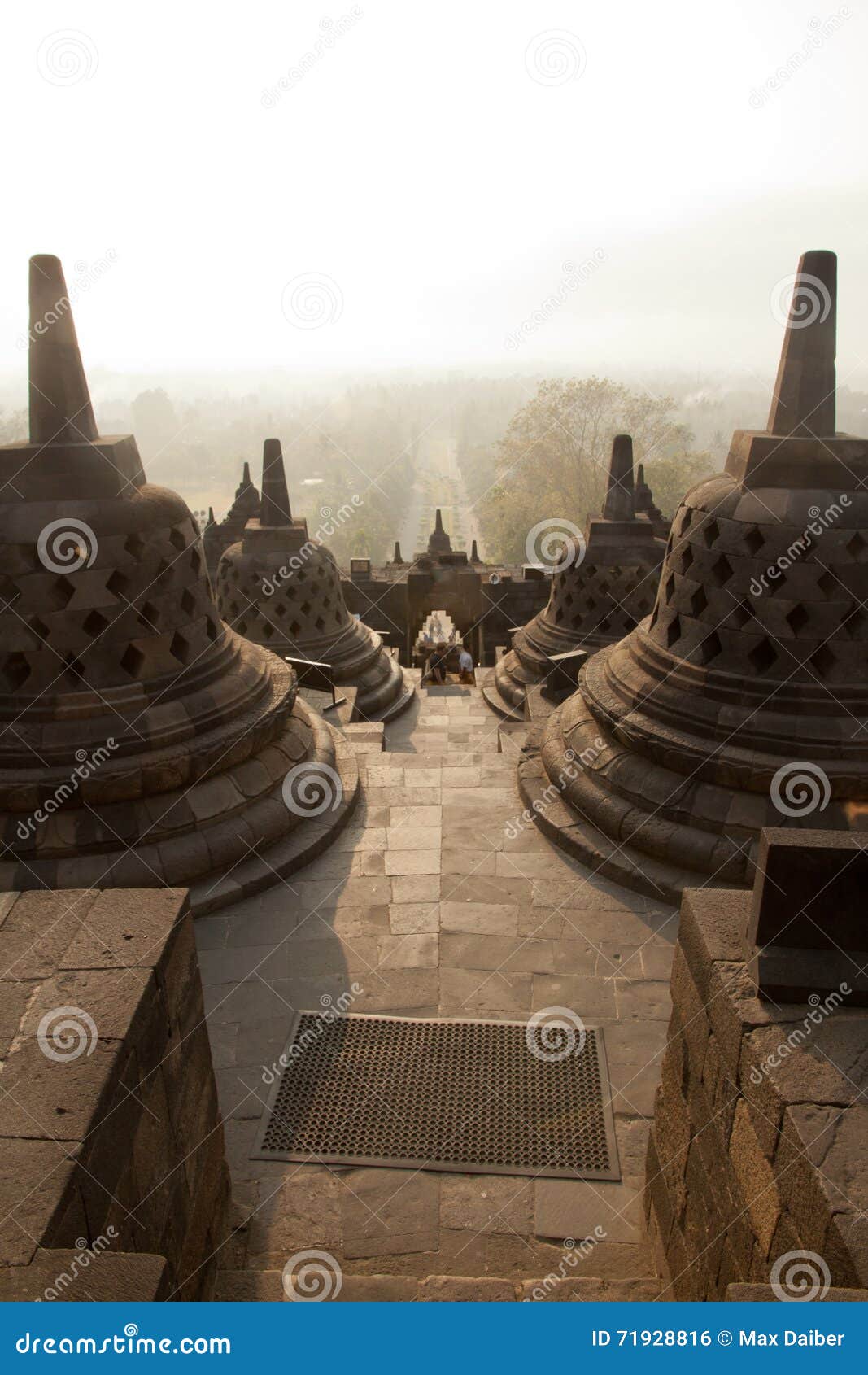Borobudur Temple, Java Island, Indonesia. Stock Photo - Image of ...
