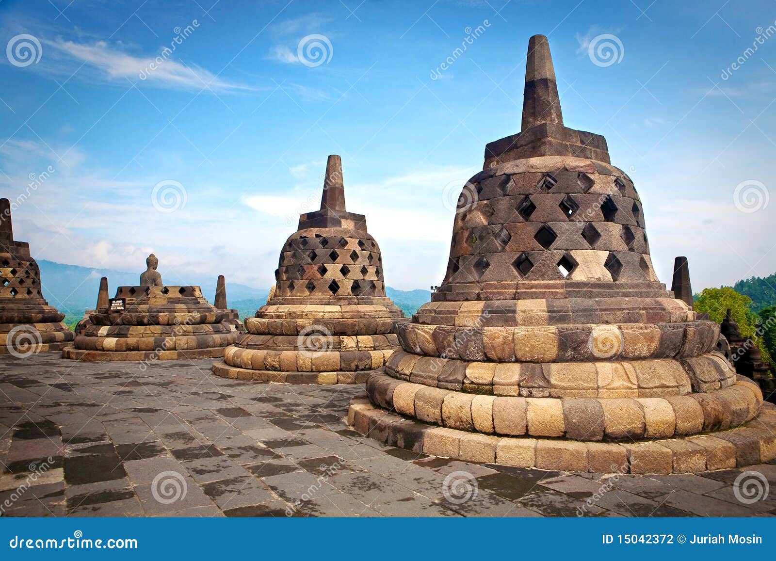 Borobudur Temple in Jogjakarta Stock Photo - Image of isles, lesser ...