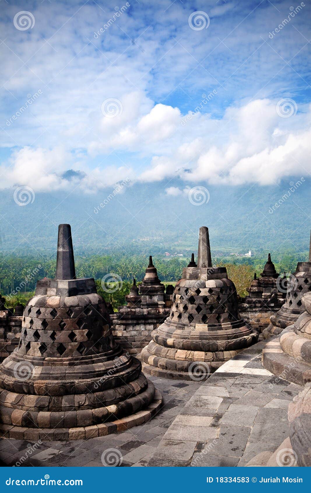 Borobudur Temple in Jogjakarta Stock Image - Image of architecture ...
