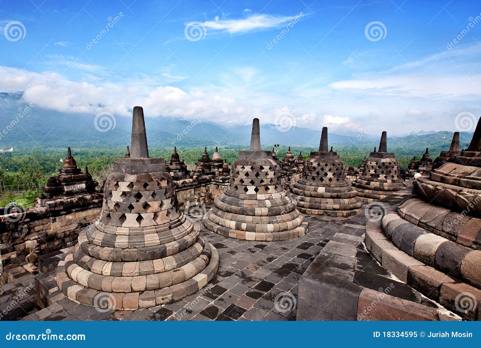 Borobudur Temple In Jogjakarta Stock Image - Image: 18334595