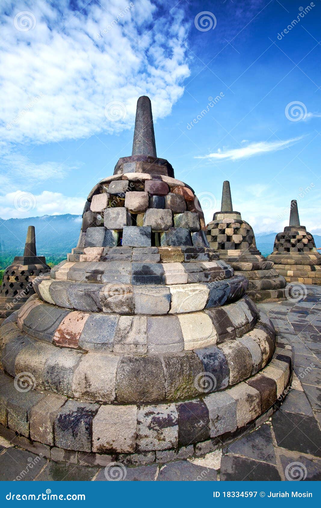 Borobudur Temple in Jogjakarta Stock Image - Image of protected, buddha ...