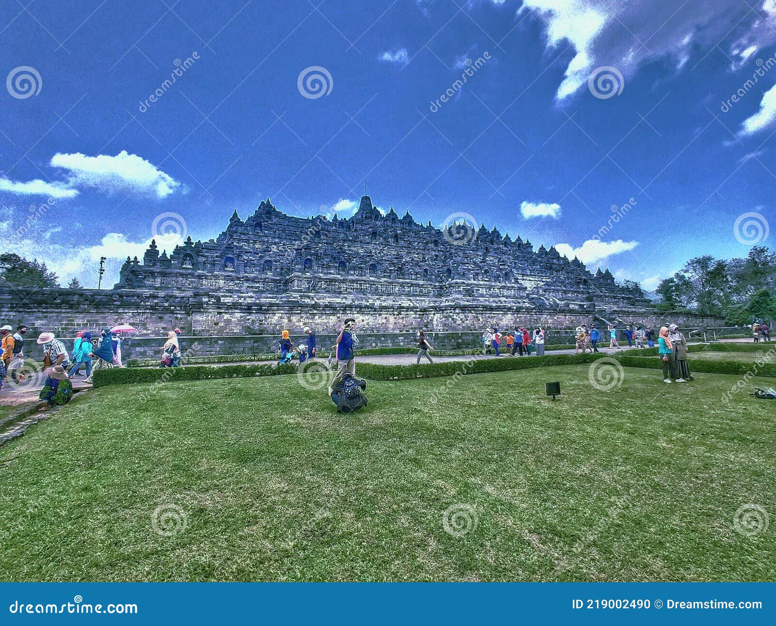 Borobudur Temple Magelang Central Java Indonesia Stock Photo - Image of ...
