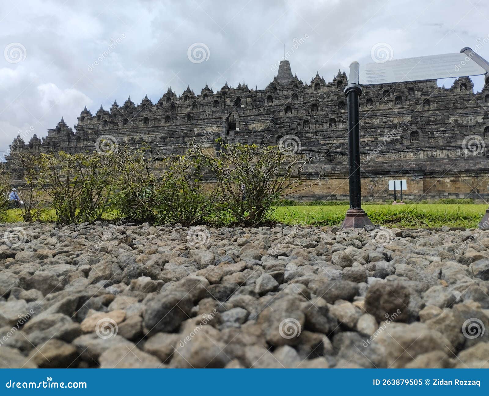 Borobudur Temple in Magelang City Stock Image - Image of center, java ...