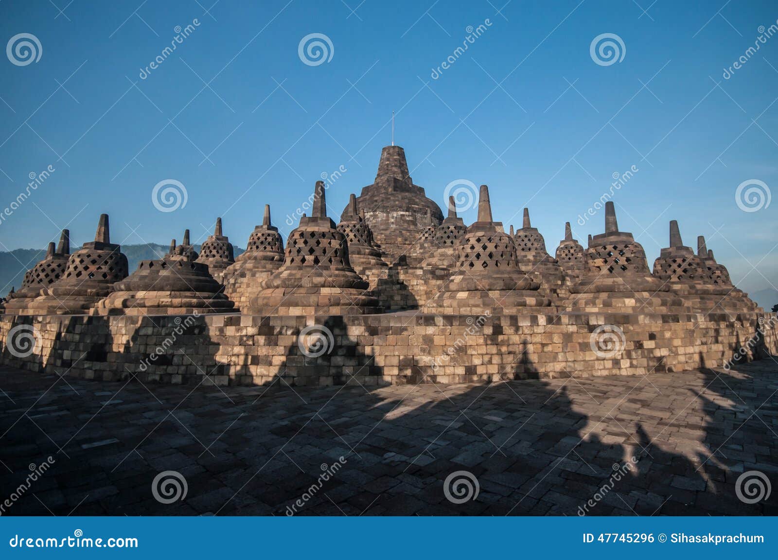Borobudur Temple stock photo. Image of mythical, borobudur - 47745296