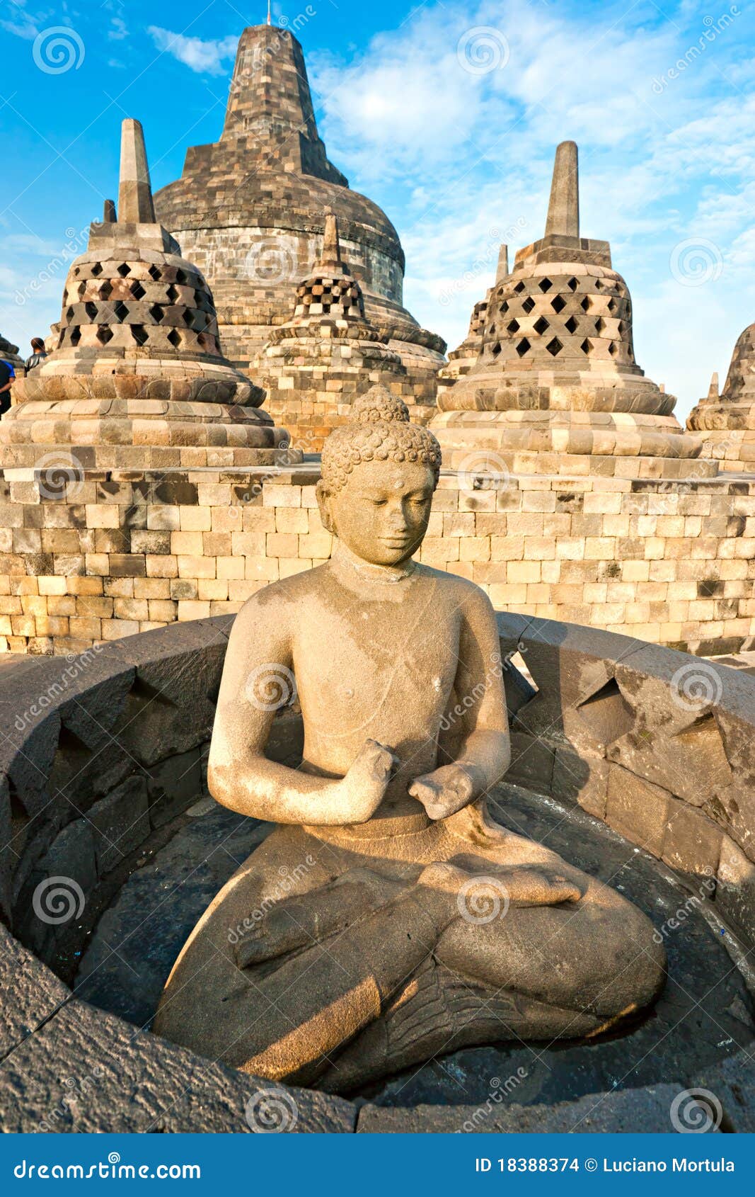 Borobudur Temple, Yogyakarta, Java, Indonesia. Stock Photo - Image of ...