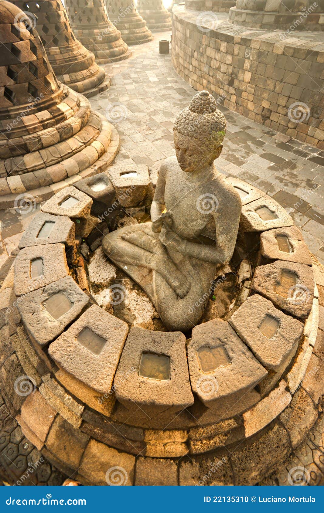 Borobudur Temple, Yogyakarta, Java, Indonesia. Stock Photo - Image of ...