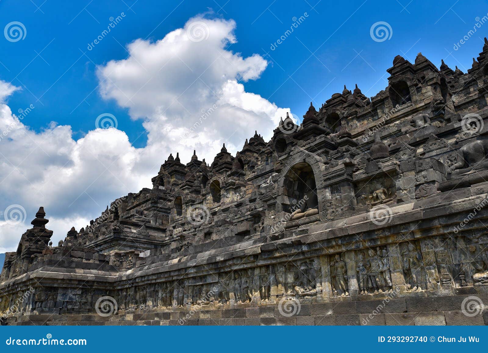 Borobudur, the World S Largest Buddhist Temple in Java Stock Photo ...