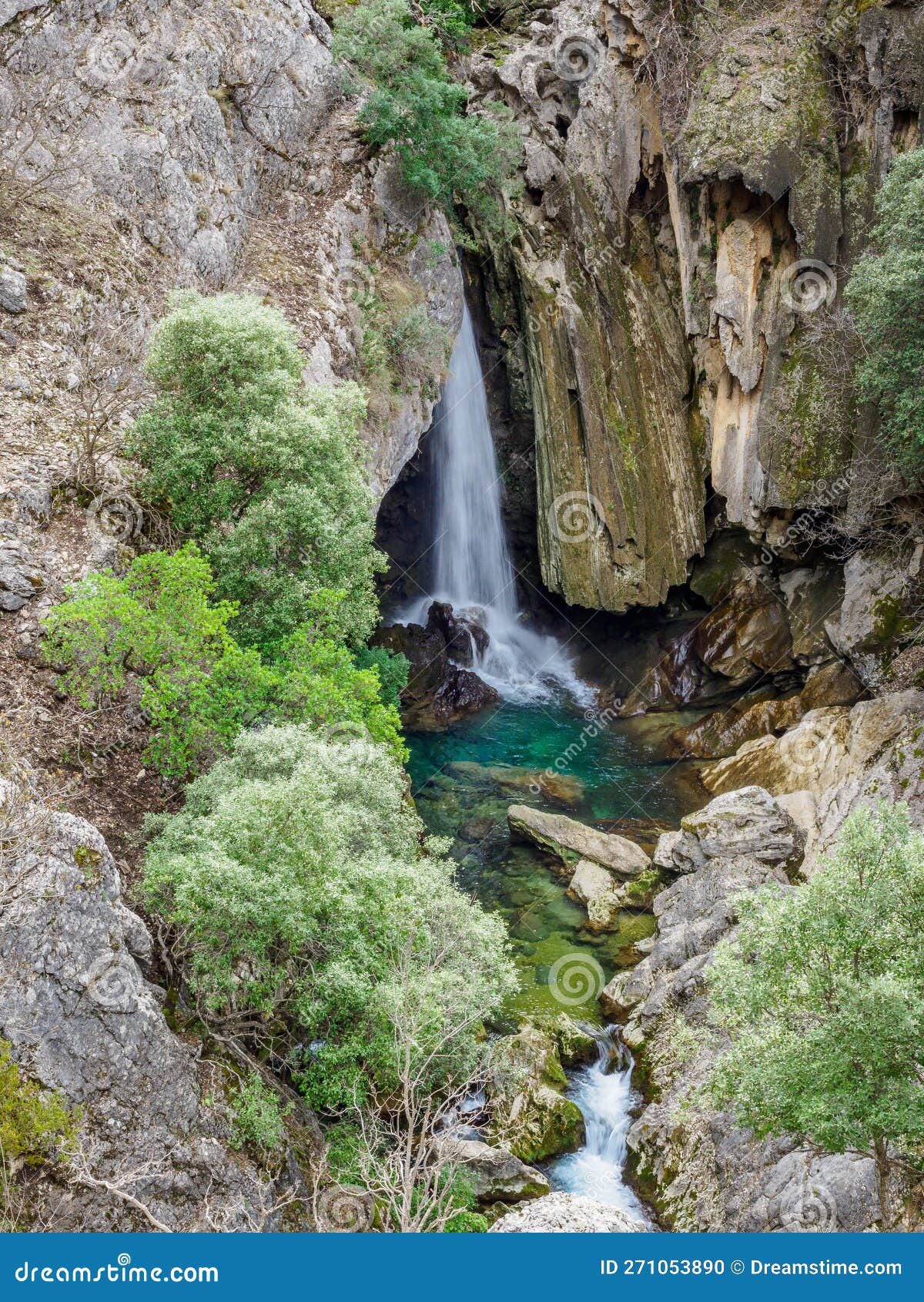 Borosa River in Cazorla Mountain Range, Spain Stock Photo - Image of ...