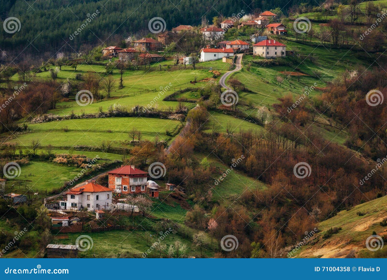 Borovitsa Village, Eastern Rhodopes, Bulgaria Stock Photo - Image of ...