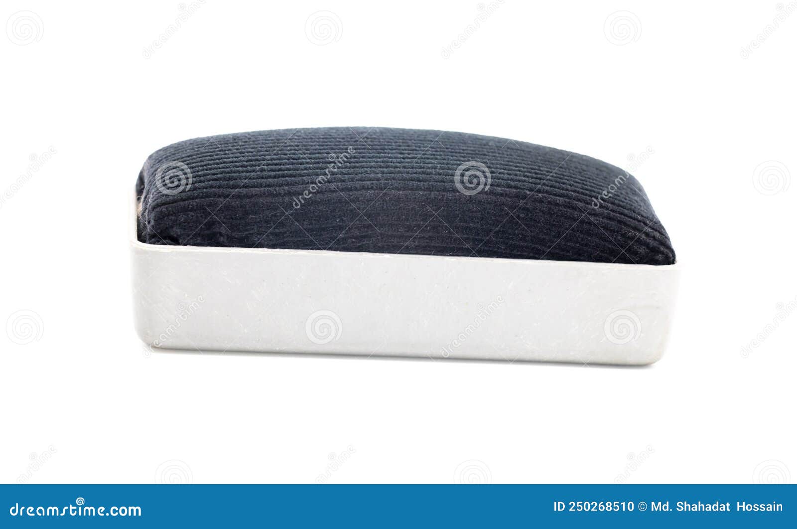 Borracha Seca Para Placa Branca Isolada Em Fundo Branco Foto de Stock ...