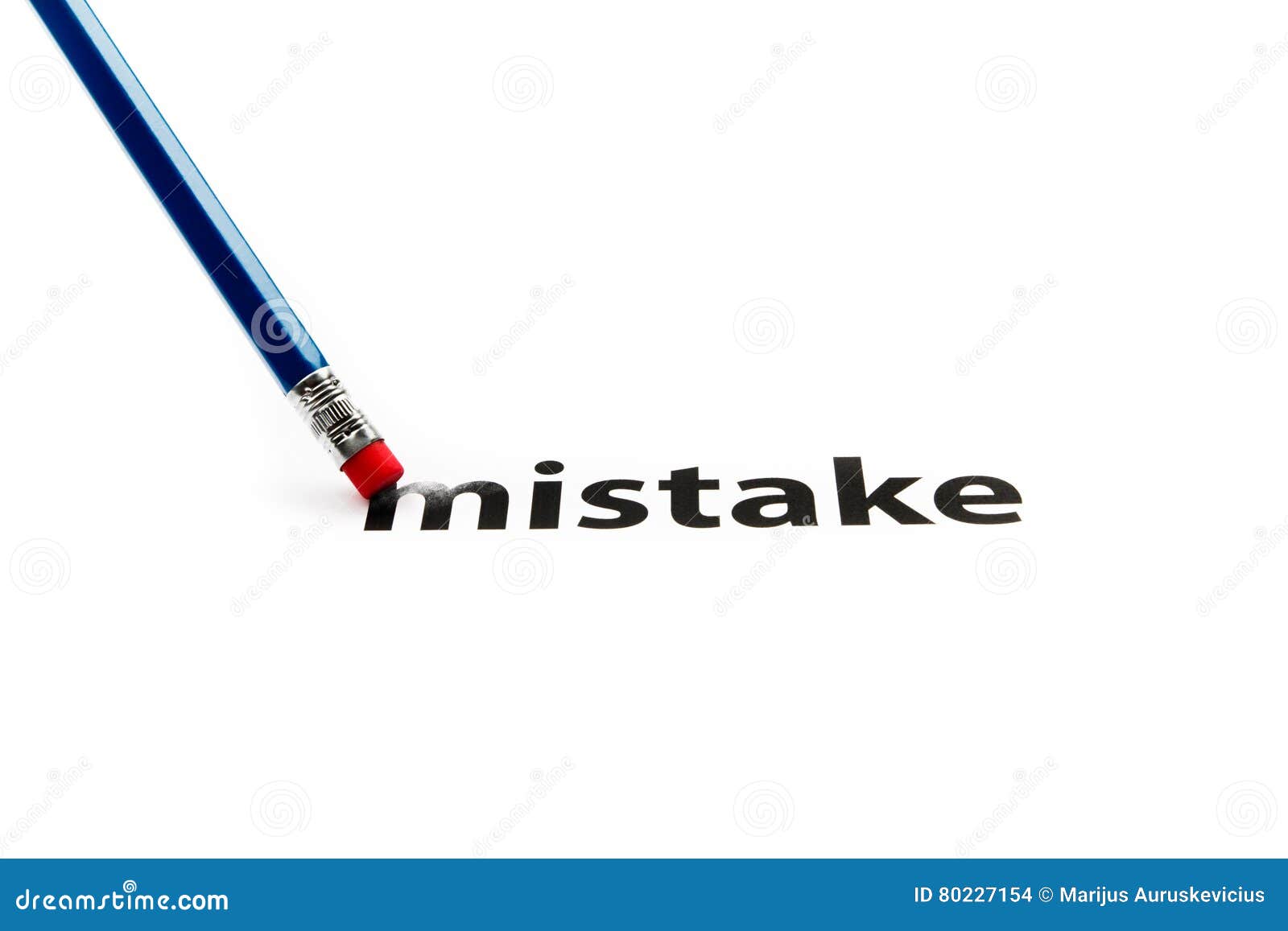 Borrador Y Un Concepto Del Error Stock de ilustración - Ilustración de ...