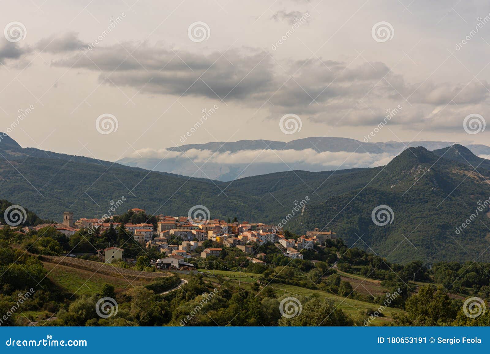 Borrello, Chieti, Abruzzo stock image. Image of photographs - 180653191