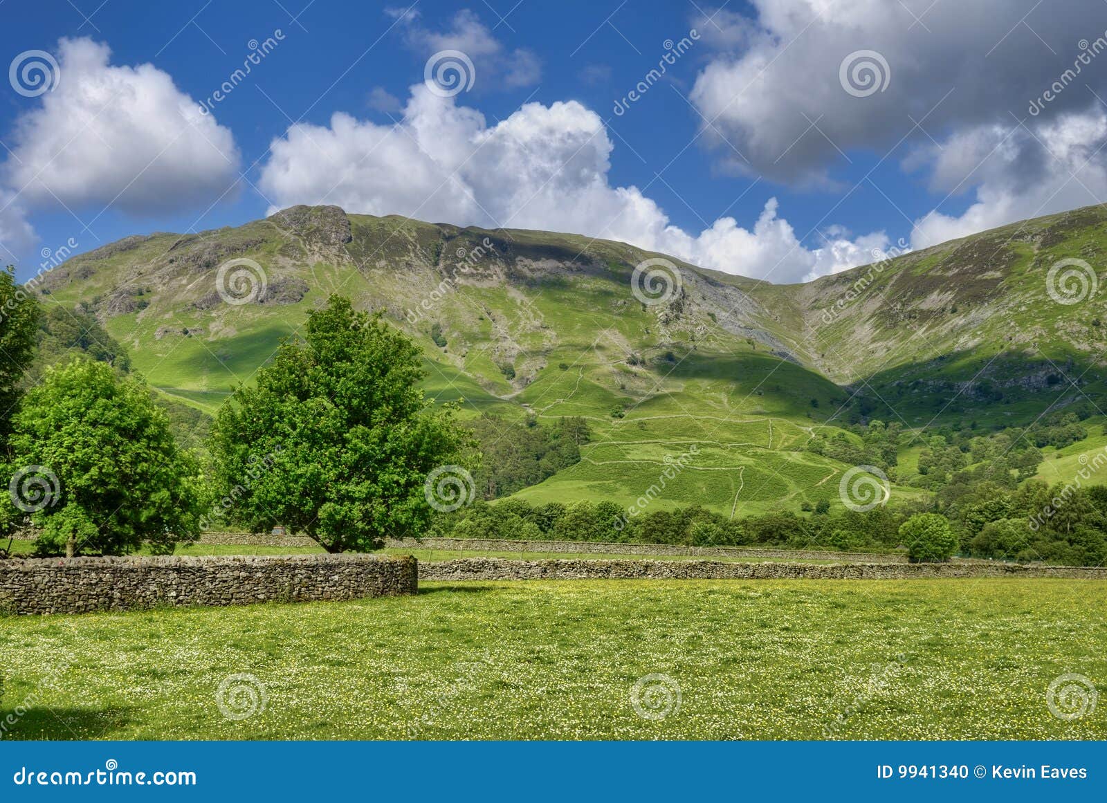 Borrowdale Valley stock photo. Image of borrowdale, peace - 9941340