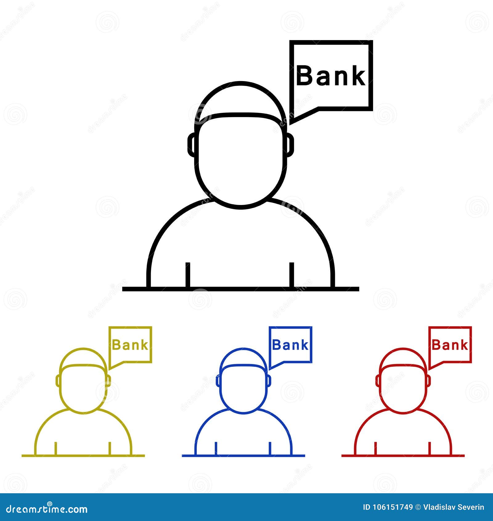 Borrower Icon Vector Illustration | CartoonDealer.com #230674212