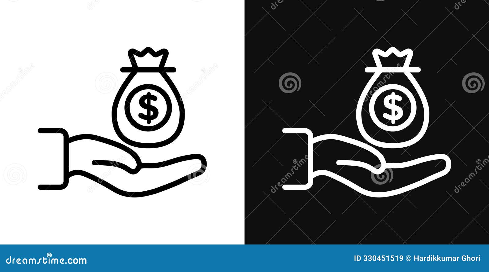 Borrower icon stock vector. Illustration of lending - 330451519