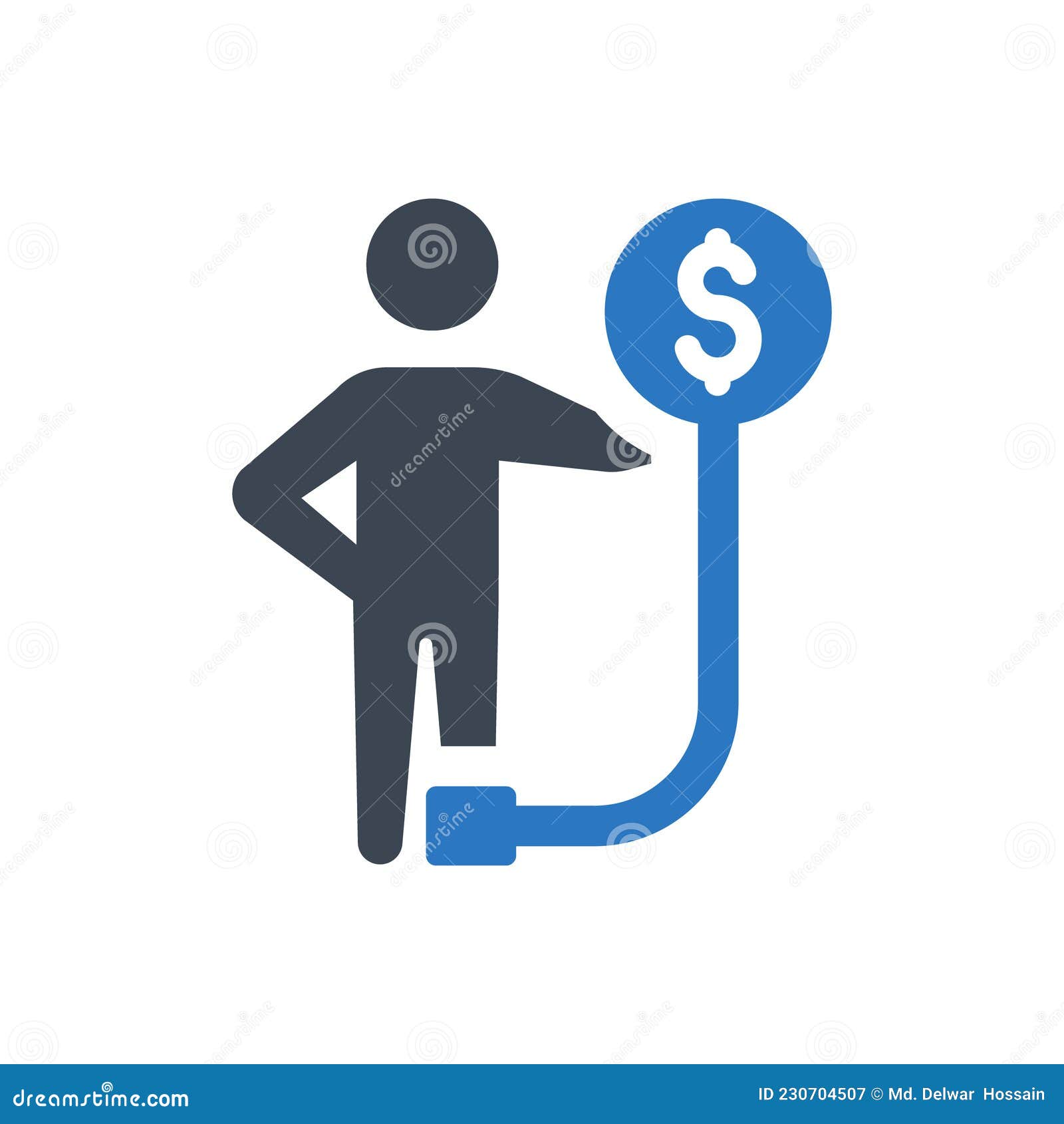 Borrower Icon Vector Illustration | CartoonDealer.com #230674212