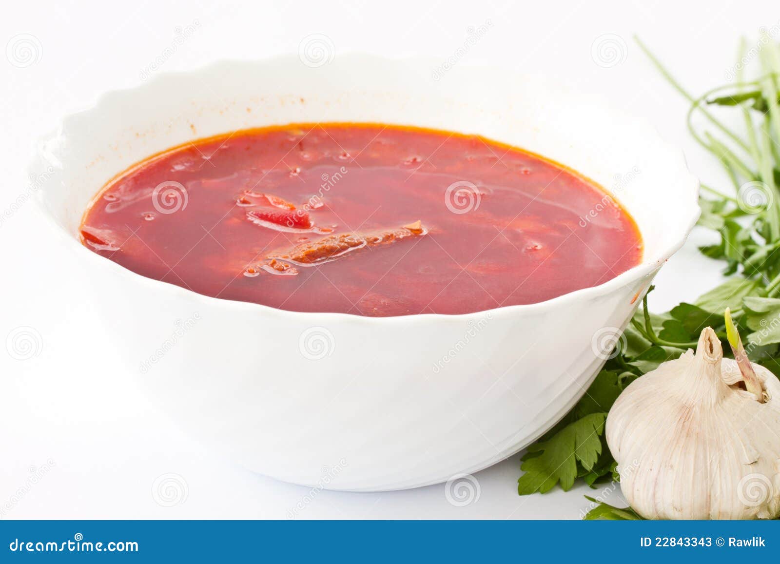 Borsch stock image. Image of lunch, garlic, cooking, cuisine - 22843343